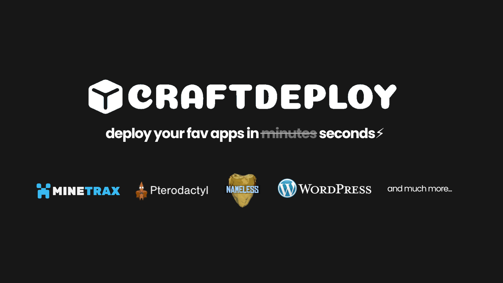 CraftDeploy - Deploy your Minecraft site in seconds CraftDeploy - Deploy your Minecraft site in seconds